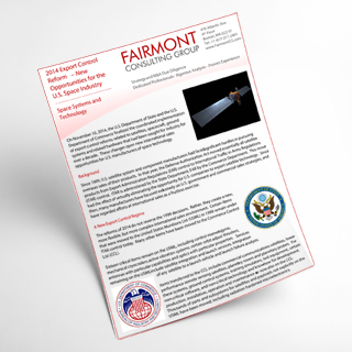 Satellite Export Control Reform - Fairmont Consulting Group